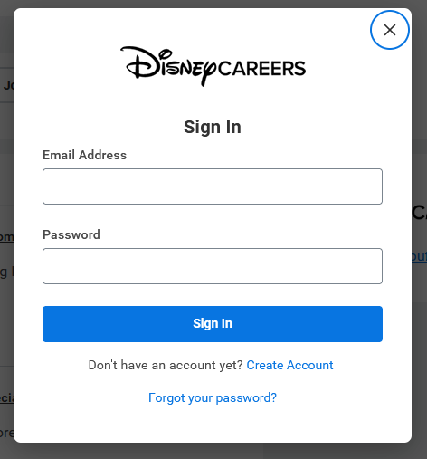 Can't remember your username? – Disney Careers Support
